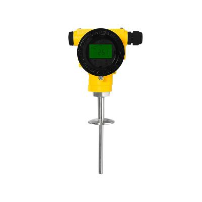 China Clamp Mounted Digital Temperature Transmitter -40 to 250C Quick Install Industrial Medium Temperature Monitoring for sale