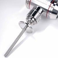 China Hygienic All Stainless Steel Temperature Transmitter 4 20ma -200C to 600C Class A B Accuracy for sale