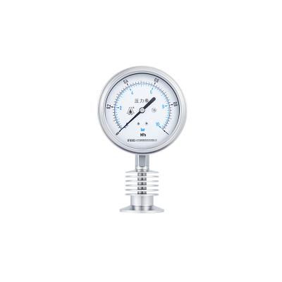 China Stainless Steel Sanitary Diaphragm Pressure Gauge 63mm 0-10 bar Corrosion Proof for sale