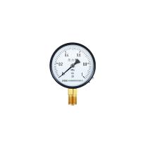 China Carbon Steel Precision Radial Pressure Gauge 100mm 0-16bar for Industrial Pipelines for sale
