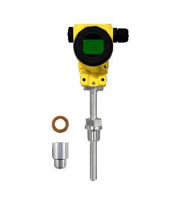 China Intelligent Temperature Transmitter with Display HART RS485 -200 to 600C for sale