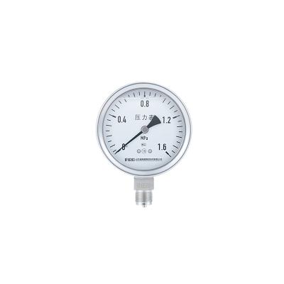 China FRD FD80Y 316L Stainless Steel Industrial Pressure Gauge 0-100MPa IP63 for sale
