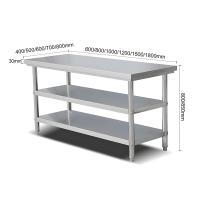 China Professional Grade Stainless Steel Workbench for Commercial Restaurants and Kitchens for sale