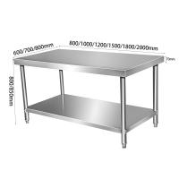 China Professional Grade Stainless Steel Workbench for Commercial Restaurants and Kitchens for sale