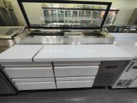China Cooling Prep Table Stainless Steel Refrigeration Work Table for Kitchen Undercounter for sale
