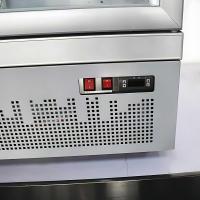 China Beverage Refrigerator with Double-Temperature Air-Cooled Glass Door and Painting Steel for sale