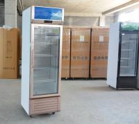 China Vertical Glass Door Beverage Cooler Refrigerator Showcase with Digital Thermostat for sale