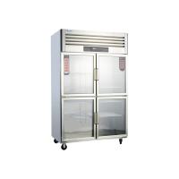 China Vertical Stainless Steel Fridge Freezer for Kitchen Upright Refrigeration Equipment for sale