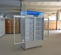 China 220V-240V/50HZ 60HZ 110V/60HZ Display Cooler 2 Doors Store Drinks Fridge Refrigerator for sale