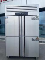 China Upright Refrigerator Fridge Freezer Customized Dimensions and R600a/R290a Refrigerant for sale