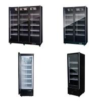 China Three Door Luxury Glass Door Wine Display Cabinet Refrigerator for Bar 0-8℃ for sale