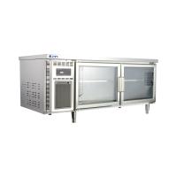 China Commercial Hotel Restaurant Kitchen Cooling Undercounter Freezer Fridge with Glass Door for sale