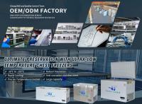 China 178L-1580L Large Capacity Deep Horizontal Seafood Ultra low Chest Horizontal Freezers for sale