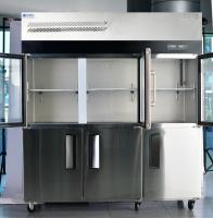 China Six-door Commercial Vertical Stand Upright Fridge Freezer with Supported OEM/ODM for sale