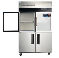 China Commercial Vertical Stand Refrigerator Freezer -6 -15C Stainless Steel Kitchen Fridge for sale