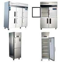 China Multi-climate Commercial Kitchen 3 Door Glass Reach-in Refrigerator for Hotel Restaurant for sale