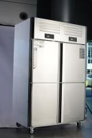 China 1960mm Height 4 Door Reach-in Vegetable Refrigerator 405L~1300L with Stainless Steel 304/201 for sale