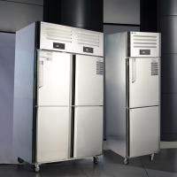 China 220V-240V/50HZ 60HZ 110V/60HZ Upright Open Commercial Freezer with R600a Refrigerant for sale