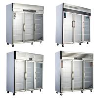 China Stainless Steel Refrigeration Equipment Single Double Three Four Six Door 2-8C/-6 -15C for sale