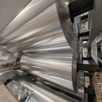 China Hydrophilic Aluminum Foil Jumbo Roll 1100 1120 3102 8011 Air Conditioner Heat Exchange Foil for sale