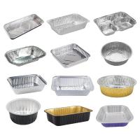 China Aluminium Foil Container Lids For H14 Temper And ≤120mm Height for sale