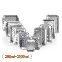 China Length 30-600mm Aluminum Foil Lunch Box ＞0.05mm Thickness Perfect For Demands for sale