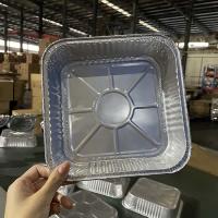 China Food Grade 8011 Take Away Trays Food Packaging Aluminum Foil Container for sale