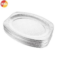 China Medium Steamer 15cm Aluminum Foil Tray Containers For Grilling Fish for sale