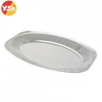 China Medium Steamer 15cm Aluminum Foil Tray Containers For Grilling Fish for sale