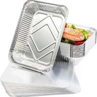 China 1LB Aluminium Foil Oblong Lunch Box Take - Out Pan For Versatile Food Container for sale