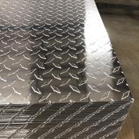 China 8x4 Sheet Aluminium Chequer Plate aluminium tread plate 2mm black aluminium checker plate for sale