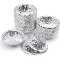 China Disposable Tart Pans Mini Tart Cup Apple Round Mold Tray Tins for sale
