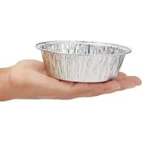 China Disposable Tart Pans Mini Tart Cup Apple Round Mold Tray Tins for sale