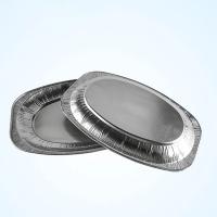 China 2270ml Oval Aluminum Foil Dinner Plate Fish Pans Foil Grilling BBQ Container for sale