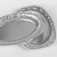 China Small Size Disposable Foil Casserole Pan Or Air Fryer Pan for sale