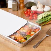 China 50 Gauge BBQ Aluminum Foil Roasting Pan Roaster Tin Foil Tray for sale
