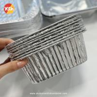 China Foil Ramekins Round Foil Pans Microwave Oven Smooth Wall For Foil Tray for sale