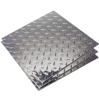 China 5052 5754 Diamond Aluminum Plate / Checkered Patterned Plate / Embossed Perforated Aluminum Sheet for sale