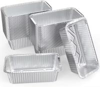 China 6.8 Oz Rectangular Mini Cup Disposable Aluminum Foil Cake Loaf Pan for sale