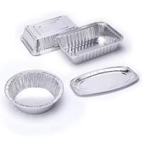China Aluminum Foil Tray Plate Foil Pans Container For Food Packaging for sale