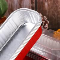 China Mini Loaf Pans 200ml Aluminum Pan Foil Cake Pan Aluminum Trays for sale