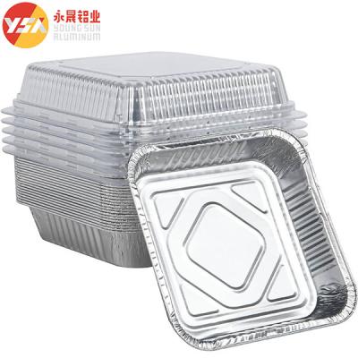 China 8x8 Pan Bread Square Aluminum Pan Cake Foil Pan 8x8 Inch Baking for sale