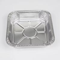 China Large Supply Takeaway Food Packaging Container Aluminum Foil Pan Food Storage for sale