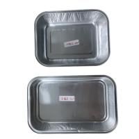 China 280ml 300ml Airline Aluminum Foil Catering Contianer Oblong Oven-Safe for sale