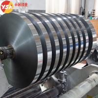 China 20-90mm AL/PET/AL Laminated Double Sided Aluminum Foil For HVAC Duct for sale
