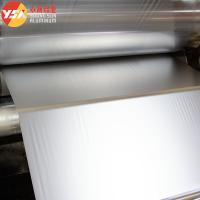China Flexible Duct Single Side Polyester+AL Foil Laminated Film Material for sale