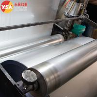 China Flexible Duct Single Side Polyester+AL Foil Laminated Film Material for sale
