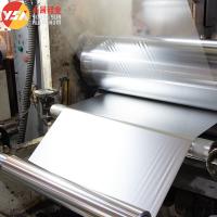 China Flexible Duct Single Side Polyester+AL Foil Laminated Film Material for sale