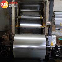 China Flexible Duct Single Side Polyester+AL Foil Laminated Film Material for sale