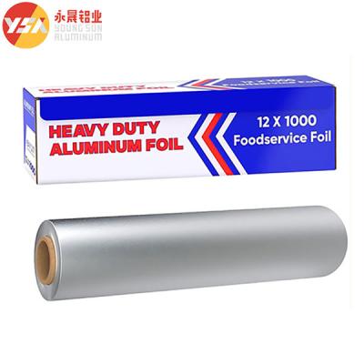 China 12'' X 1000ft Aluminum Foil Roll​ Standard Heavy Duty Pakcaging Grilling BBQ Baking Foil for sale